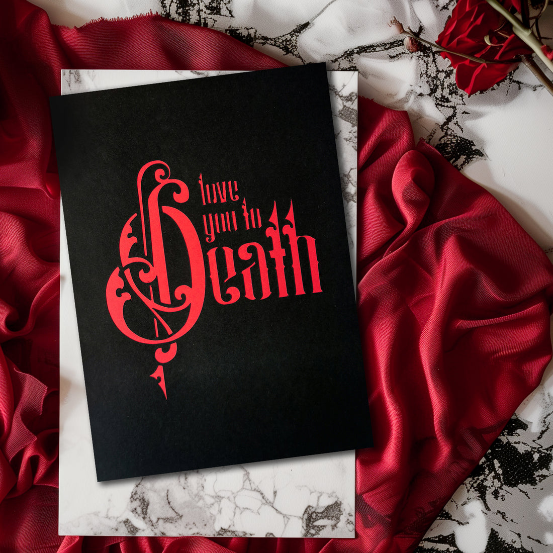 Love You To Death Card | Alt, Goth & Emo Gifts – The Misfit Paper Co.